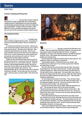 Fall 2011 ESL Newsletter | PDF