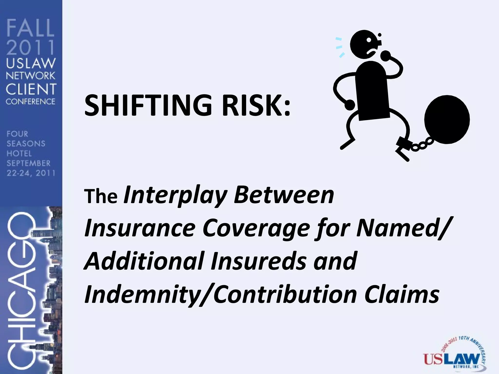 Fall 2011 USLAW Conference Risk Shifting | PPT