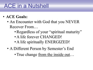 ACE Fall 2014 Kickoff | PPT