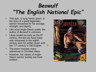 Fall 2014 anglo saxon notes | PPT