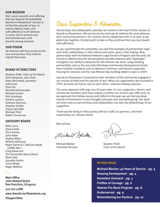 Inside Swords: Fall/Winter 2016 Newsletter | PDF