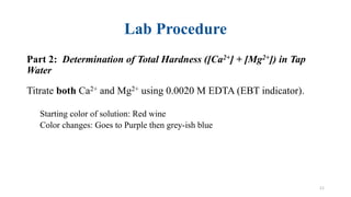CHE107 - class 07 - Pre lab lecture | PDF