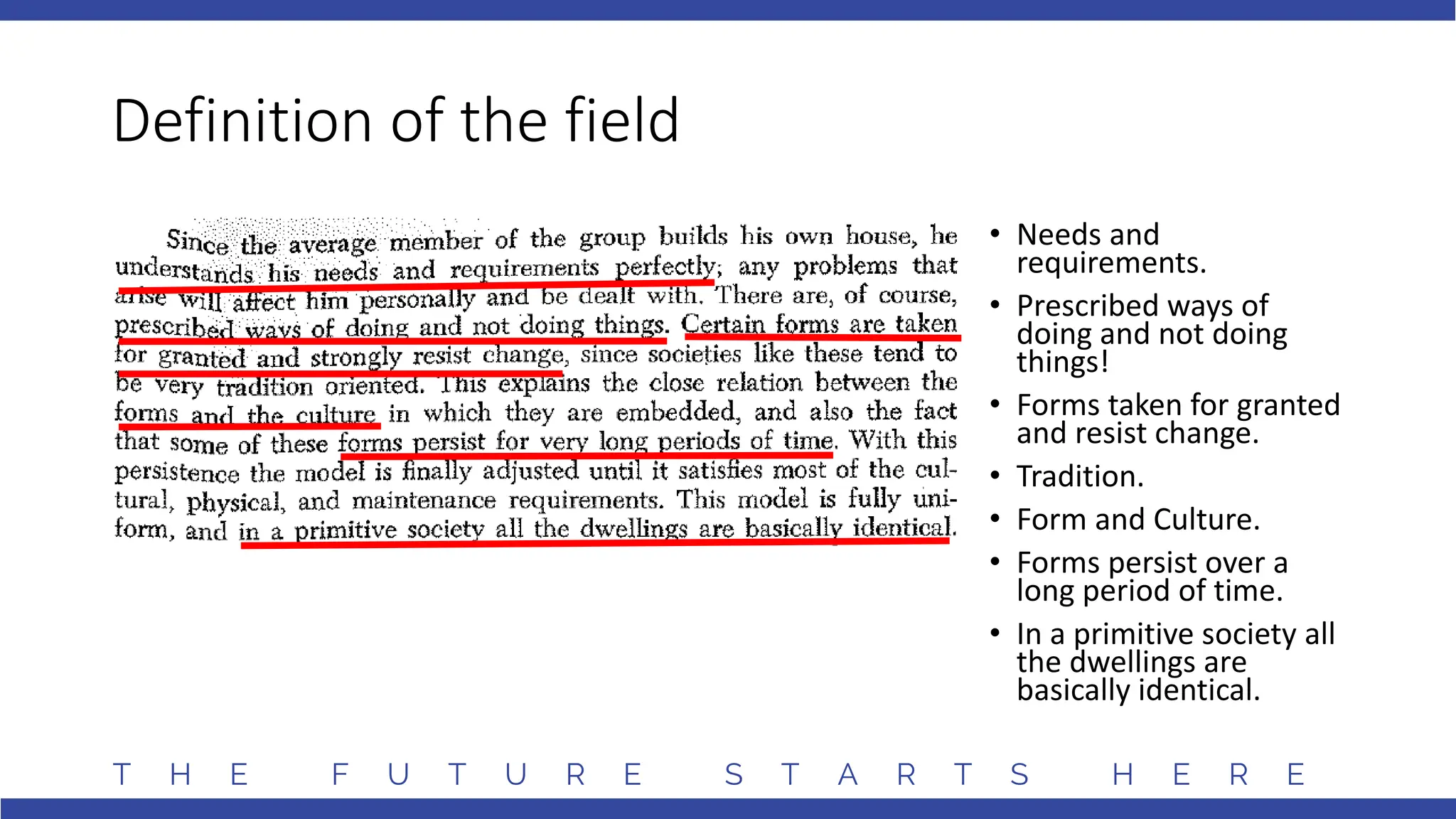 Architecture, Society and Culture Definition of the Field | PDF