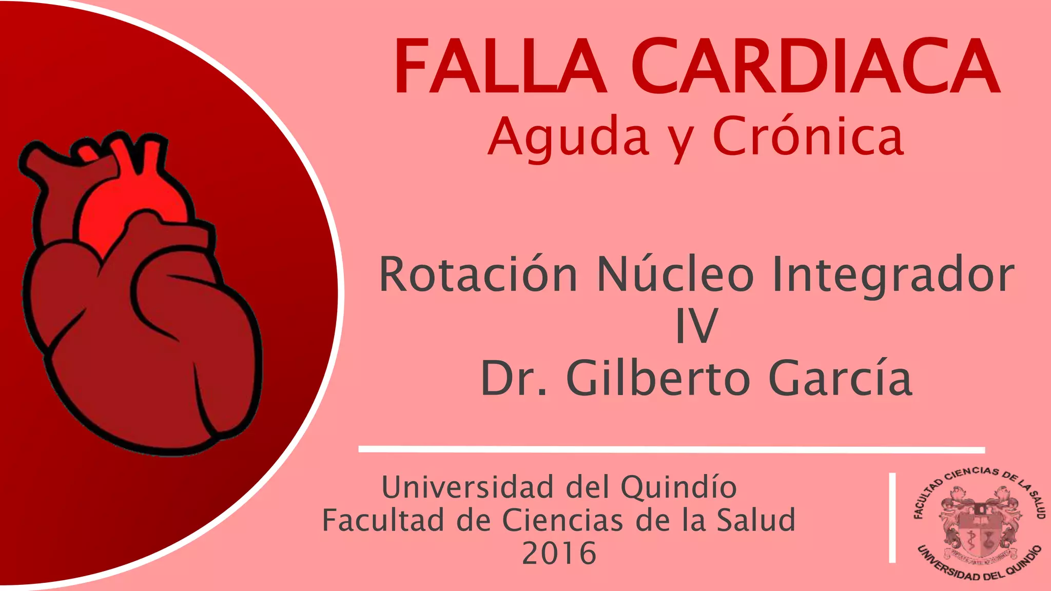 Falla cardiaca dr. garcia | PPTX