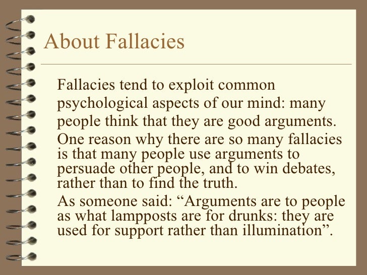 Fallacies