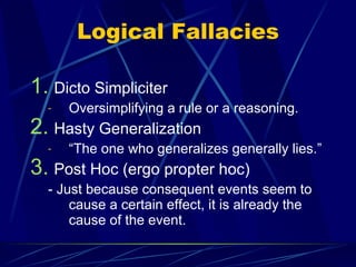Fallacies | PPT