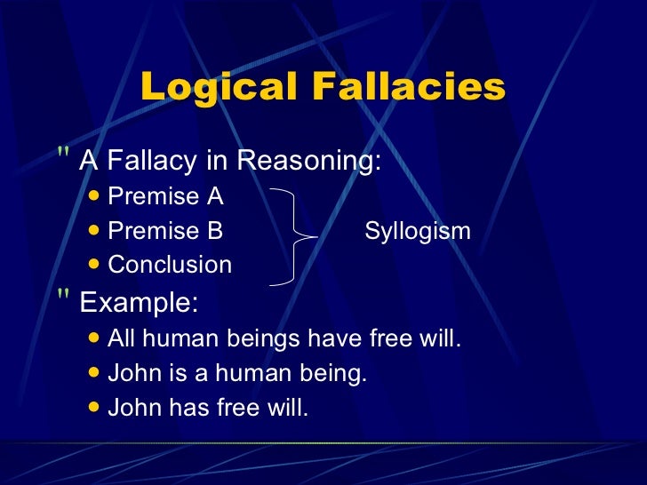 Fallacies