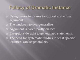 Fallacies (A few common ones) | PPTX