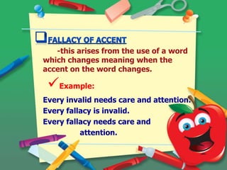 Accent Fallacy