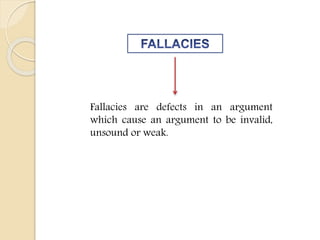 Fallacies | PPTX