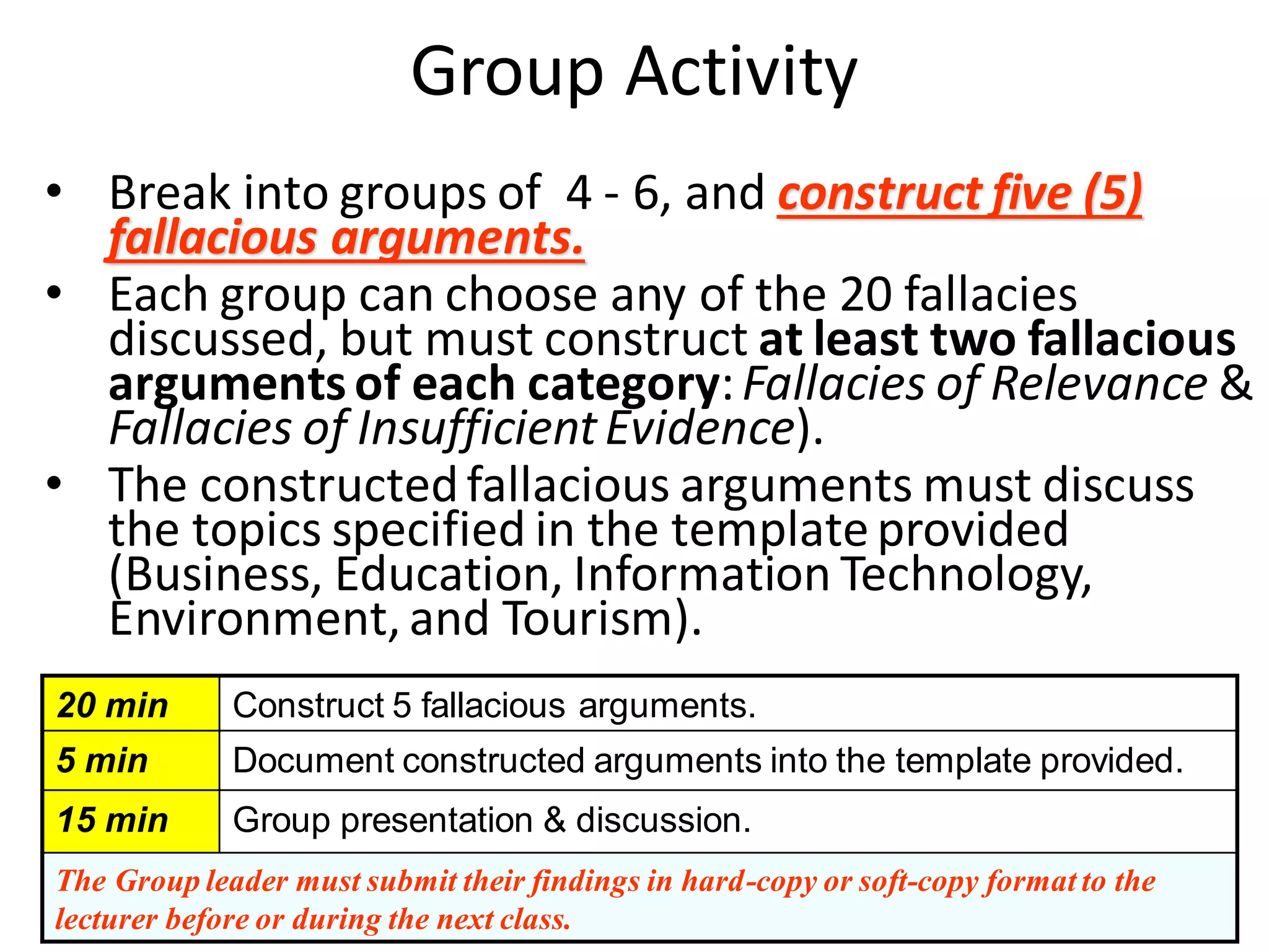 Fallacies | PDF