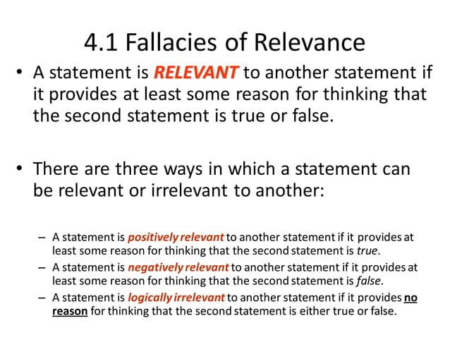 Fallacies | PDF