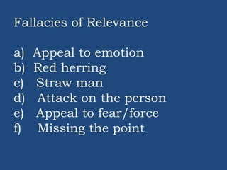 Fallacies | PPT