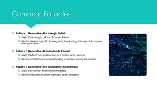 Fallacies of GenAI by Speaker 3 | PPT