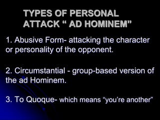 Fallacies of relevance | PPT