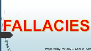 FALLACIES (INTRO TO PHILO.) | PPTX