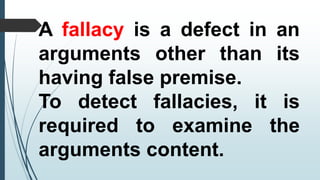 FALLACIES (INTRO TO PHILO.) | PPTX