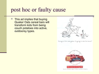 Fallacy Examples and explanations with pictures.ppt