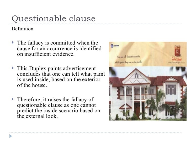 Fallacies In Advertisements