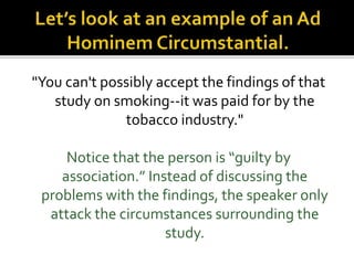 Hasty Generalization Ads