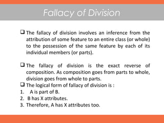 Fallacy of logic | PPT