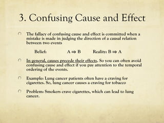 Fallacy Review | PPT | Illegal Drugs, Tobacco, eCigarettes, Vaping ...