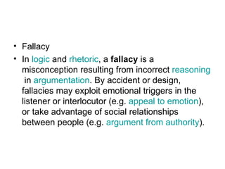 Fallacyslidess | PPT