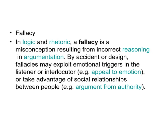 Fallacyslidess | PPT