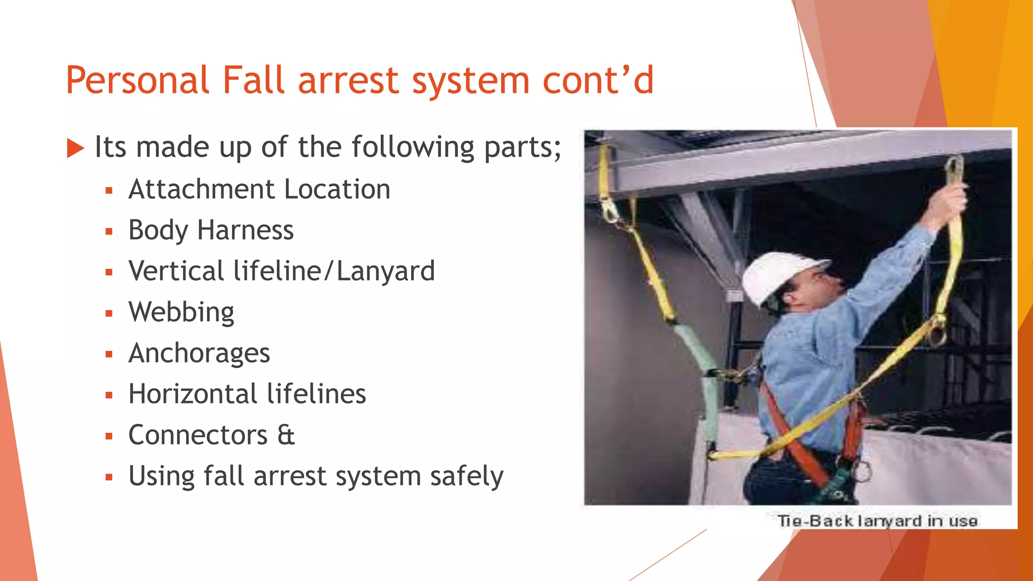 Fall arrest systems | PPTX