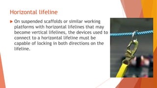 Fall arrest systems | PPTX