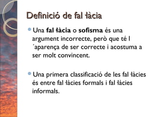 Fal·làcies | PPT