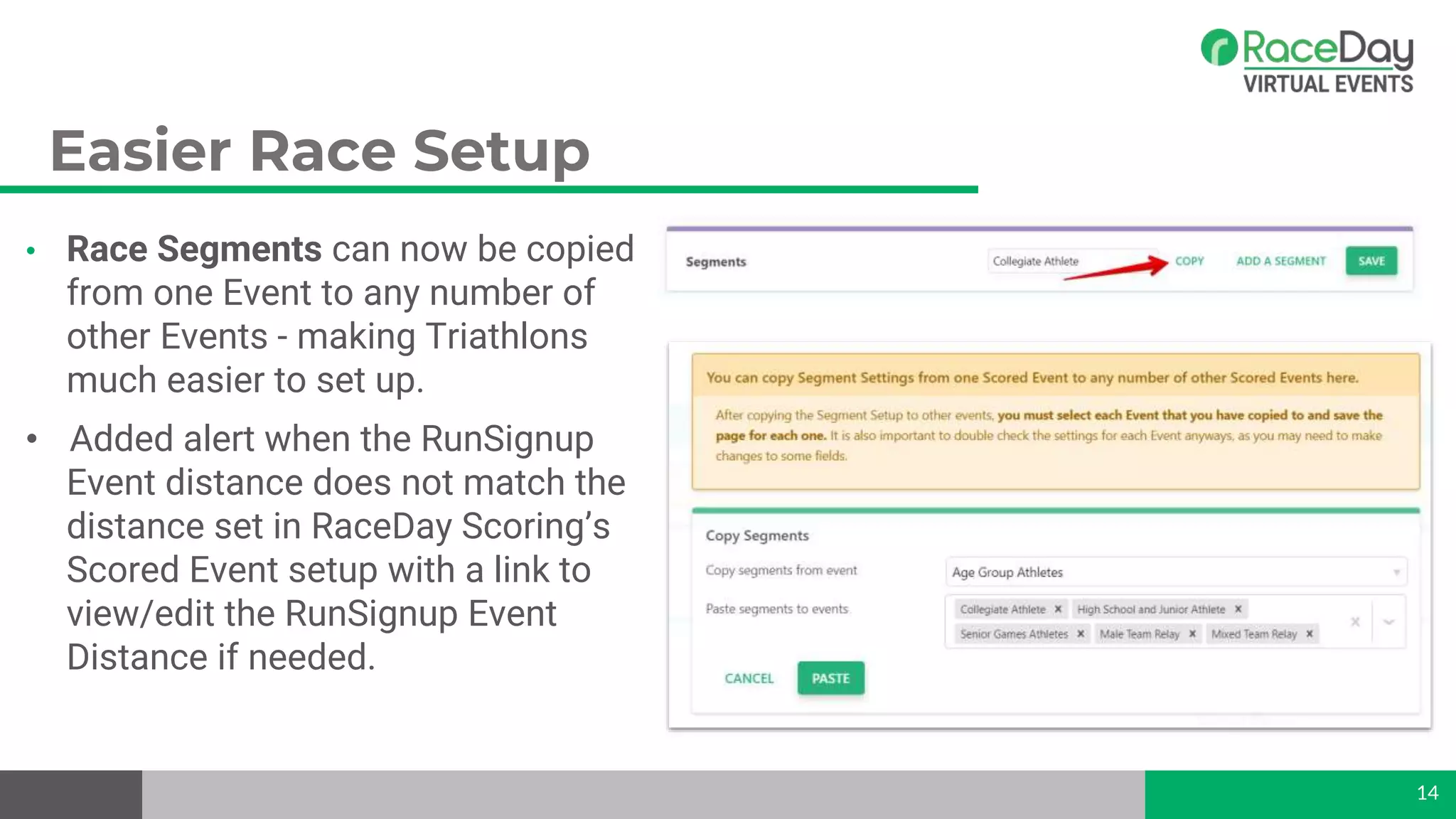 RaceDay Scoring Refresher | PPTX