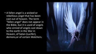 Fallen angels | PPTX