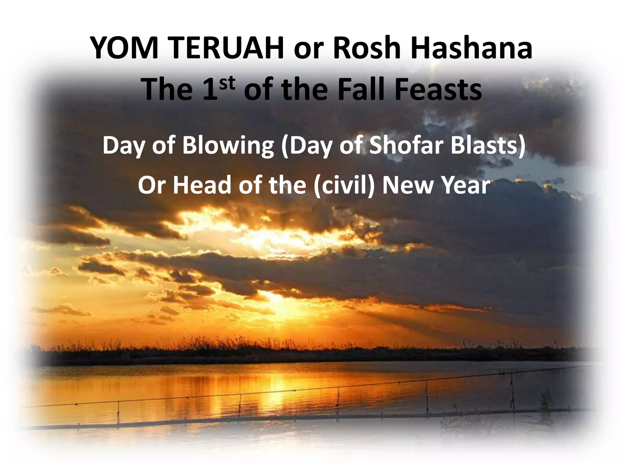 BIBLICAL FALL FEASTS FESTIVALS | PPSX