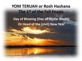 BIBLICAL FALL FEASTS FESTIVALS | PPSX