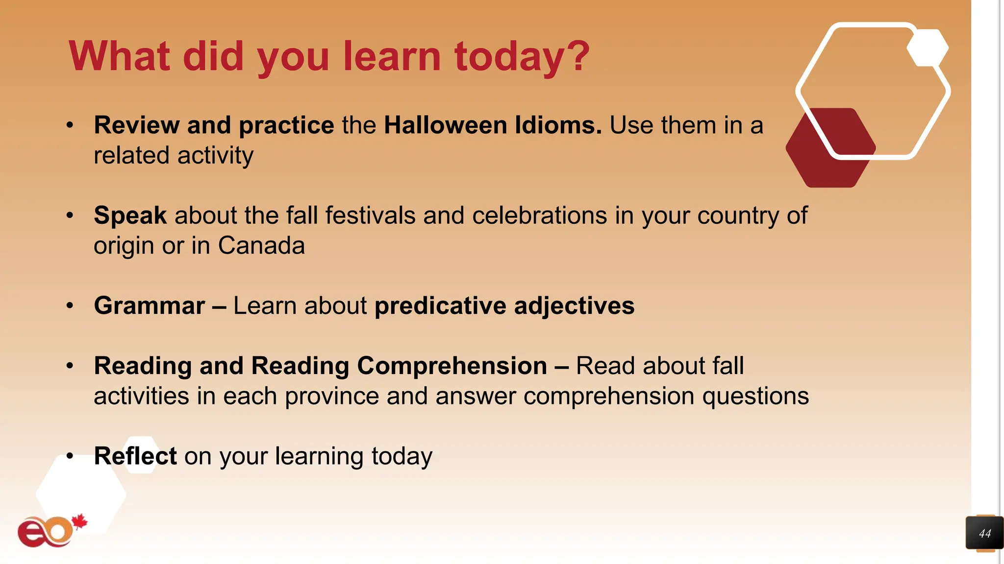Fall Festivals - Based on Halloween Idioms.pptx | North America Travel ...