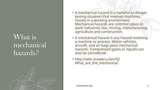 Fall hazard in industrial engineering field | PPTX