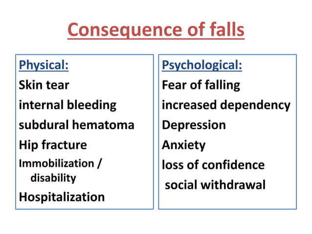 Fall in elderly | PPTX