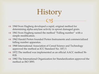 Falling number | PPTX