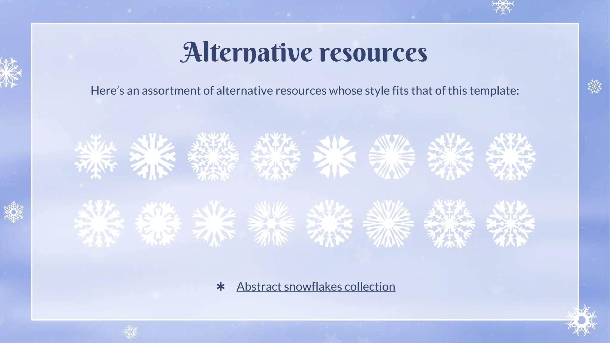 Falling Snowflakes in Winter by Slidesgo.pptx