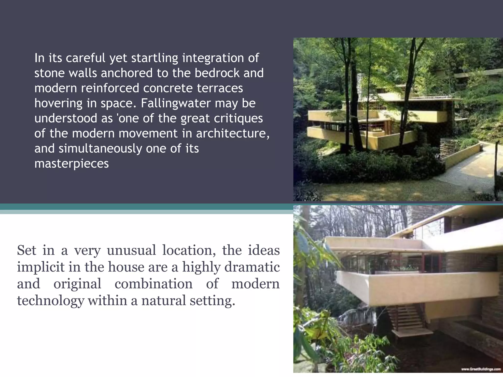 Falling water | PPTX