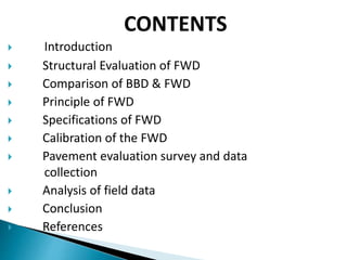 Falling weight deflection test | PPTX | Physics | Science
