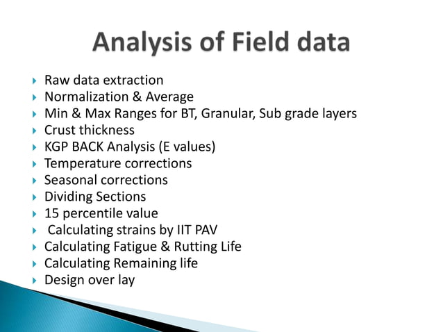 Falling weight deflection test | PPTX | Physics | Science