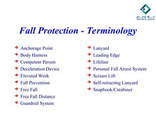 Fall Ladder Safety - Training Slide photos.ppt