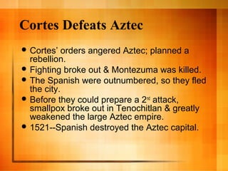 Fall of aztec inca empires | PPT