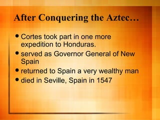 Fall of aztec inca empires | PPT