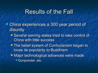 Fall of han dynasty | PPT