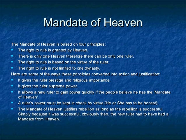 Mandate Meaning