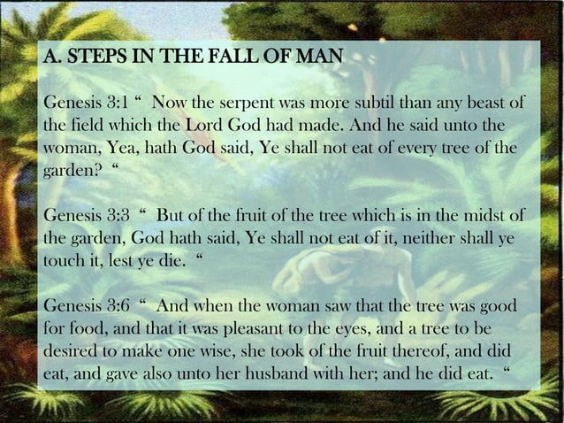 Fall Of Man | PPTX