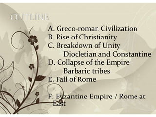 Fall of rome | PPT